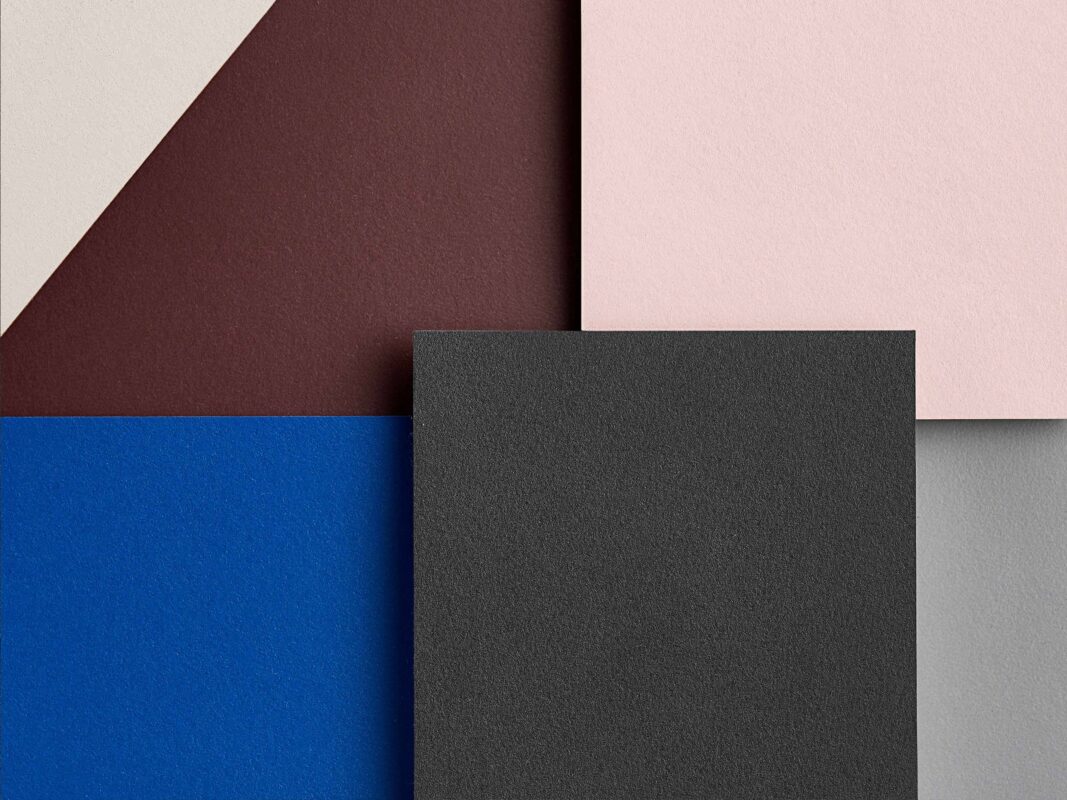 Linoleum farve sample sæt