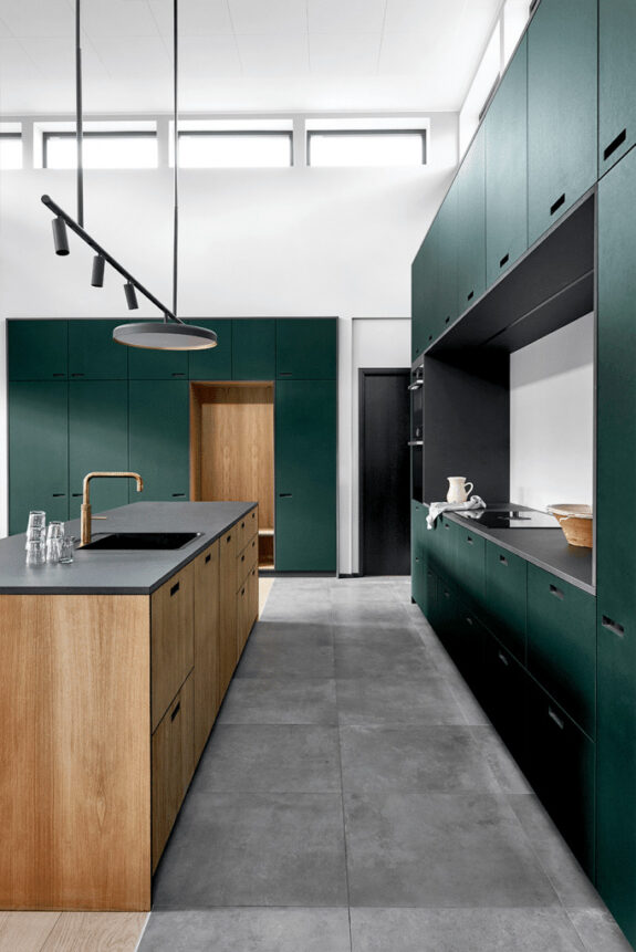 Linoleum kitchen - fronts in Danish design for your kitchen.