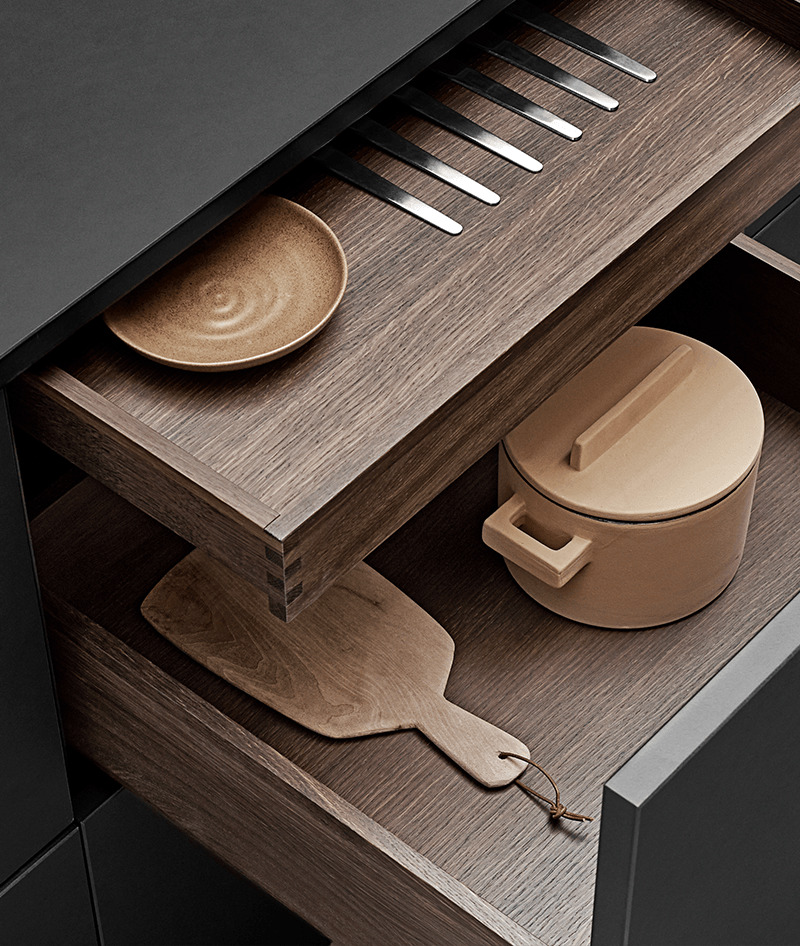 Kitchen drawers for sale. Buy beautiful finger-jointed wooden drawers ...