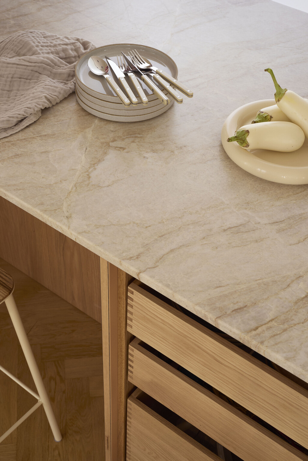 Linoleum kitchen - fronts in Danish design for your kitchen.