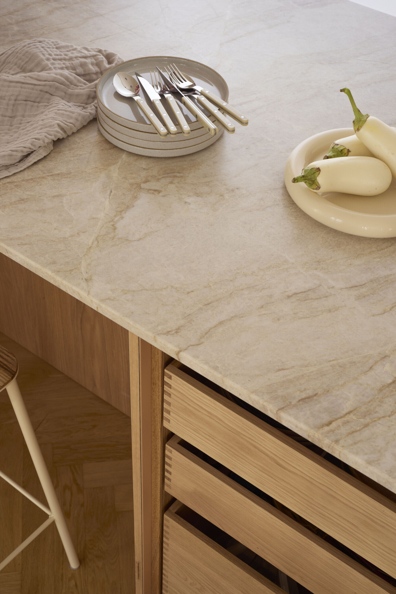 Linoleum kitchen - fronts in Danish design for your kitchen.